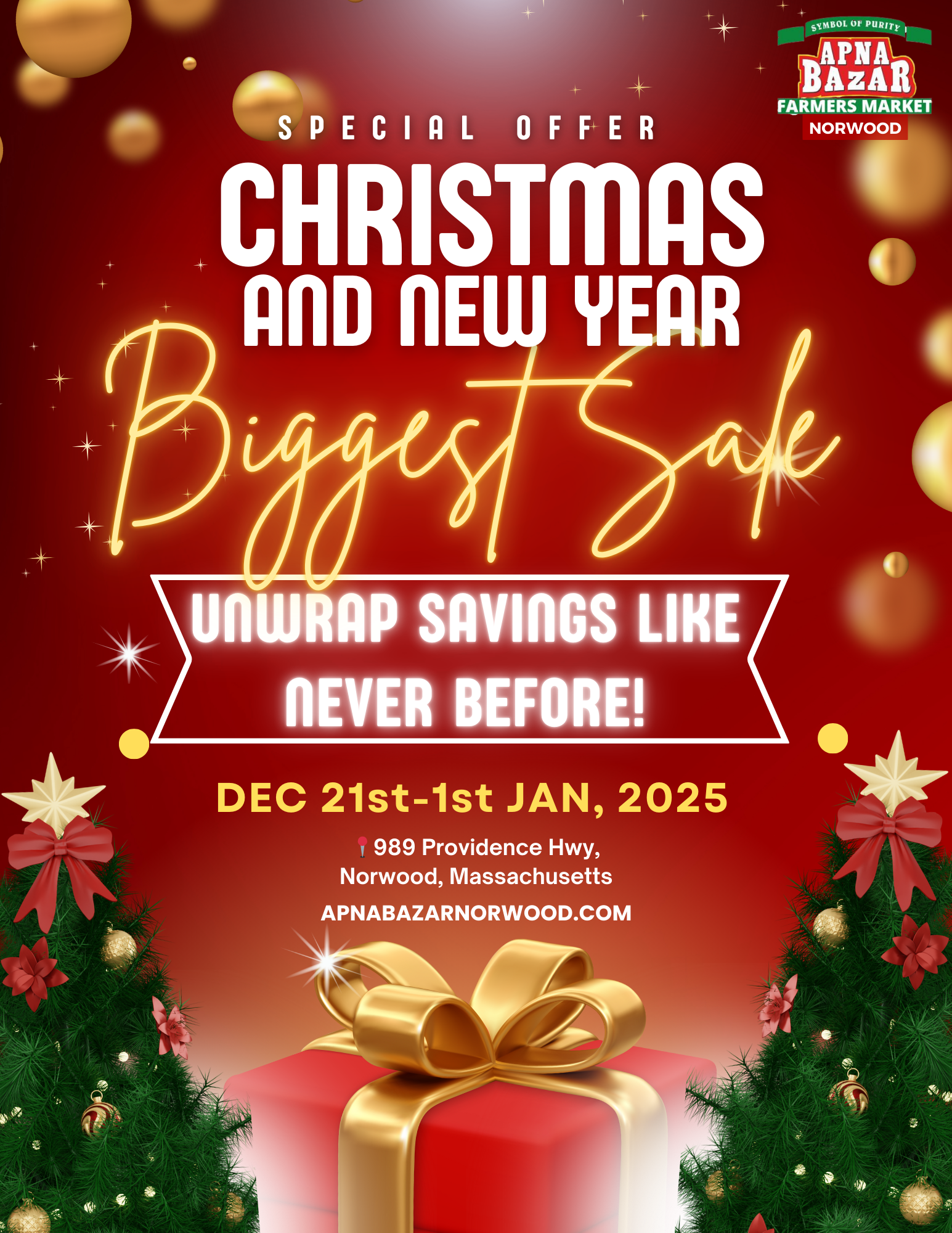 Apna Bazar, Norwood's premier destination for Indian and ethnic groceries